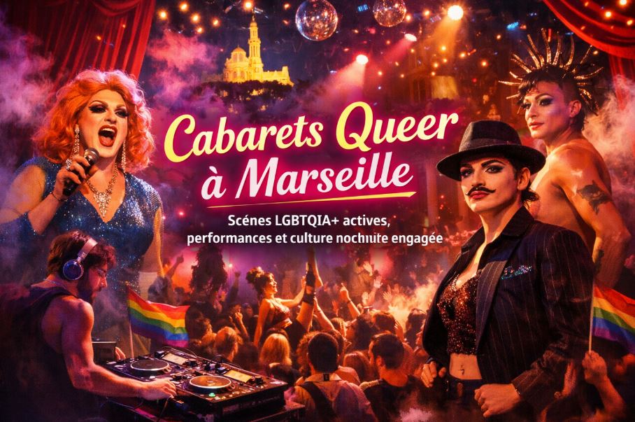 Cabarets Queer à Marseille : scènes actives et performances LGBTQIA+