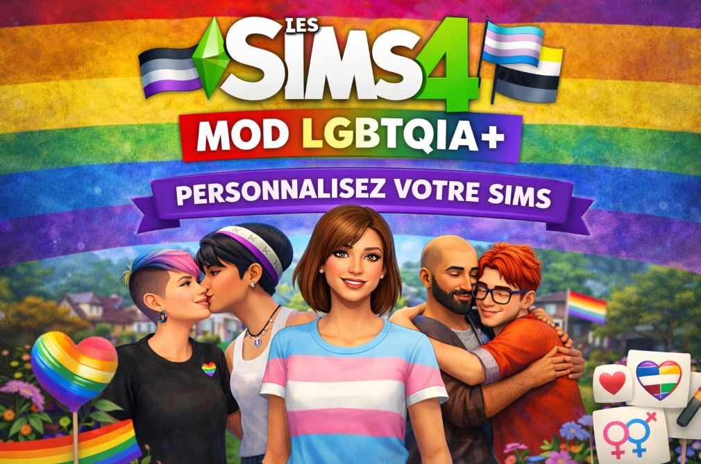 Top Mods LGBTQIA+ à Télécharger pour les Sims 4